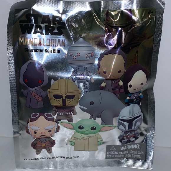 Disney | Toys | Disney Star Wars Mandalorian Character Bag Clip Random ...